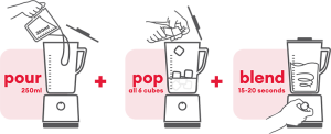 Ready-made Smoothies, Frappes, Shakes & açaí